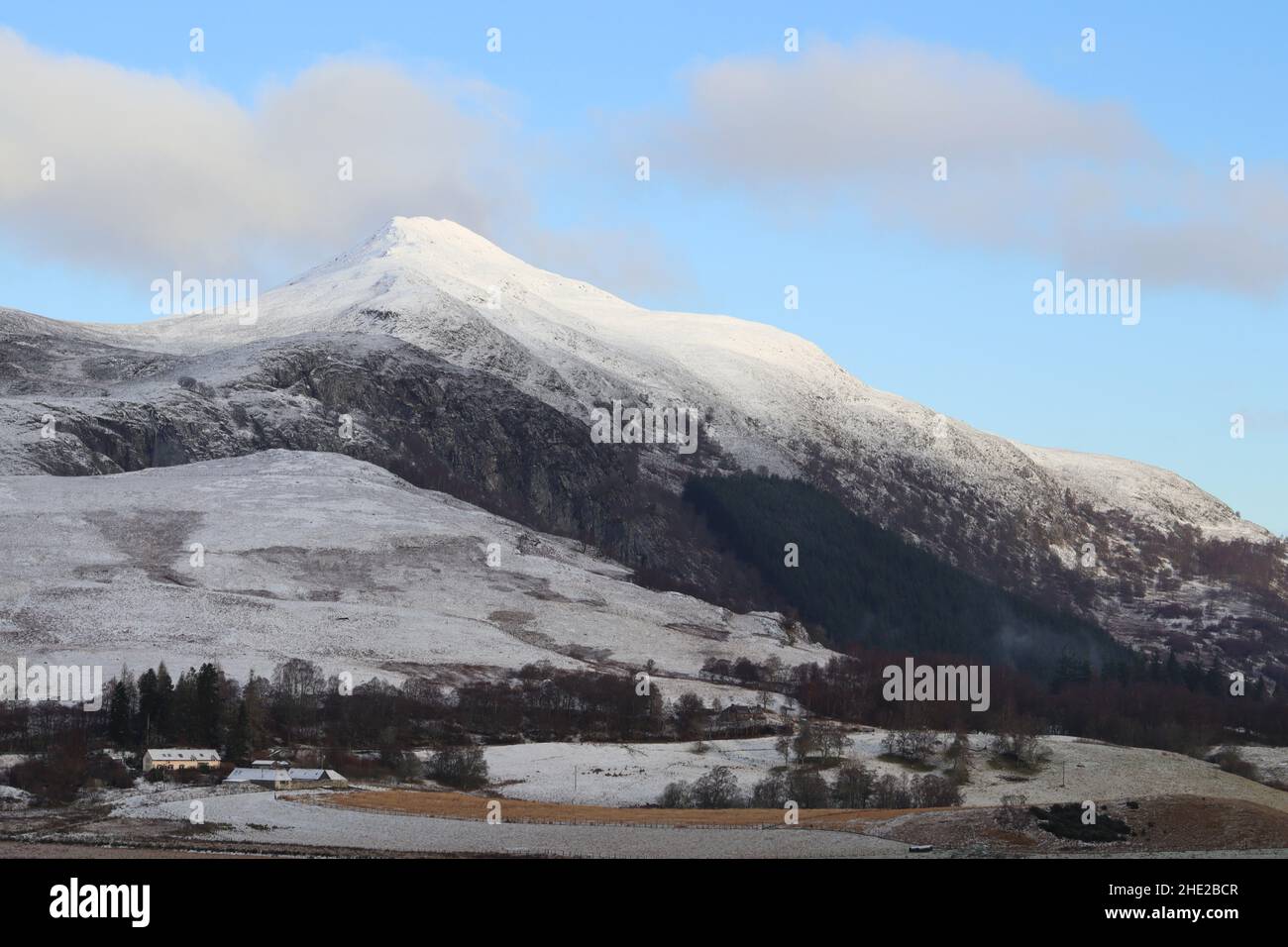 Winter scene in Scottish Highlands Stock Photo - Alamy