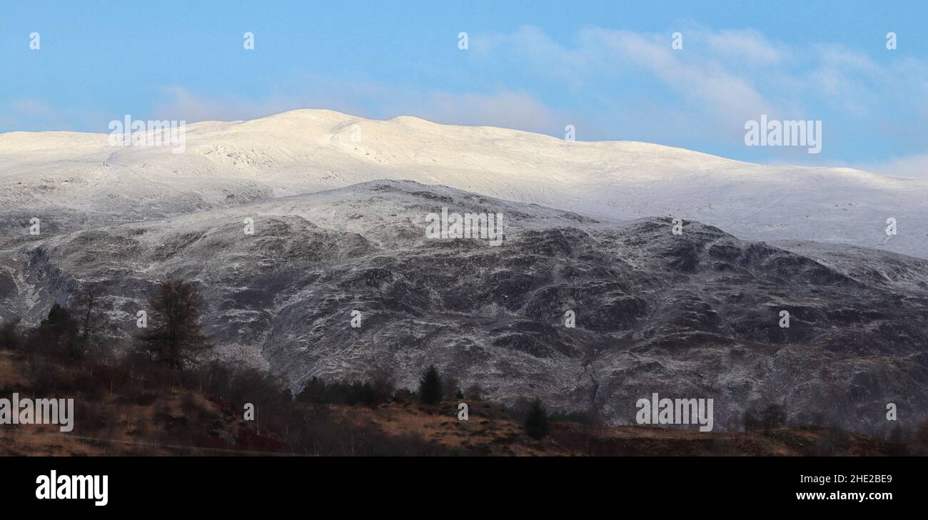 Winter scene in Scottish Highlands Stock Photo - Alamy