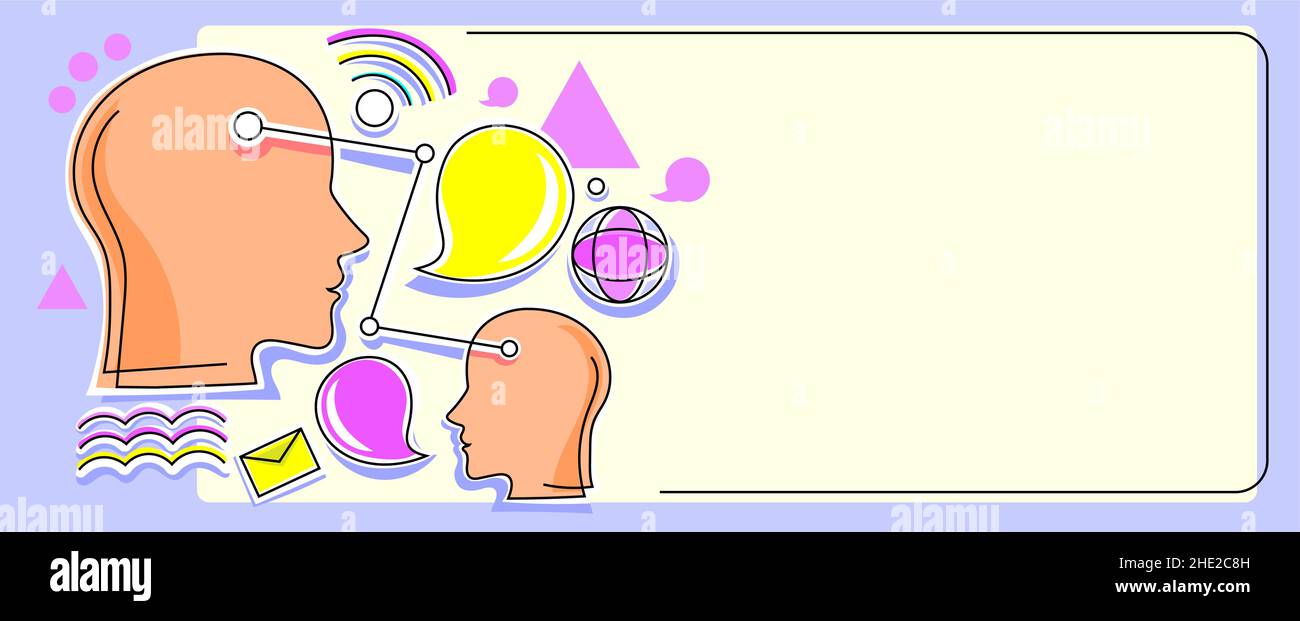 Multiple Heads With Cogs Showing Technology Ideas. Gears In Brain ...