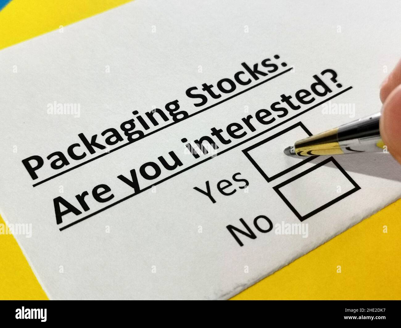 Packaging knowledge hi-res stock photography and images - Alamy