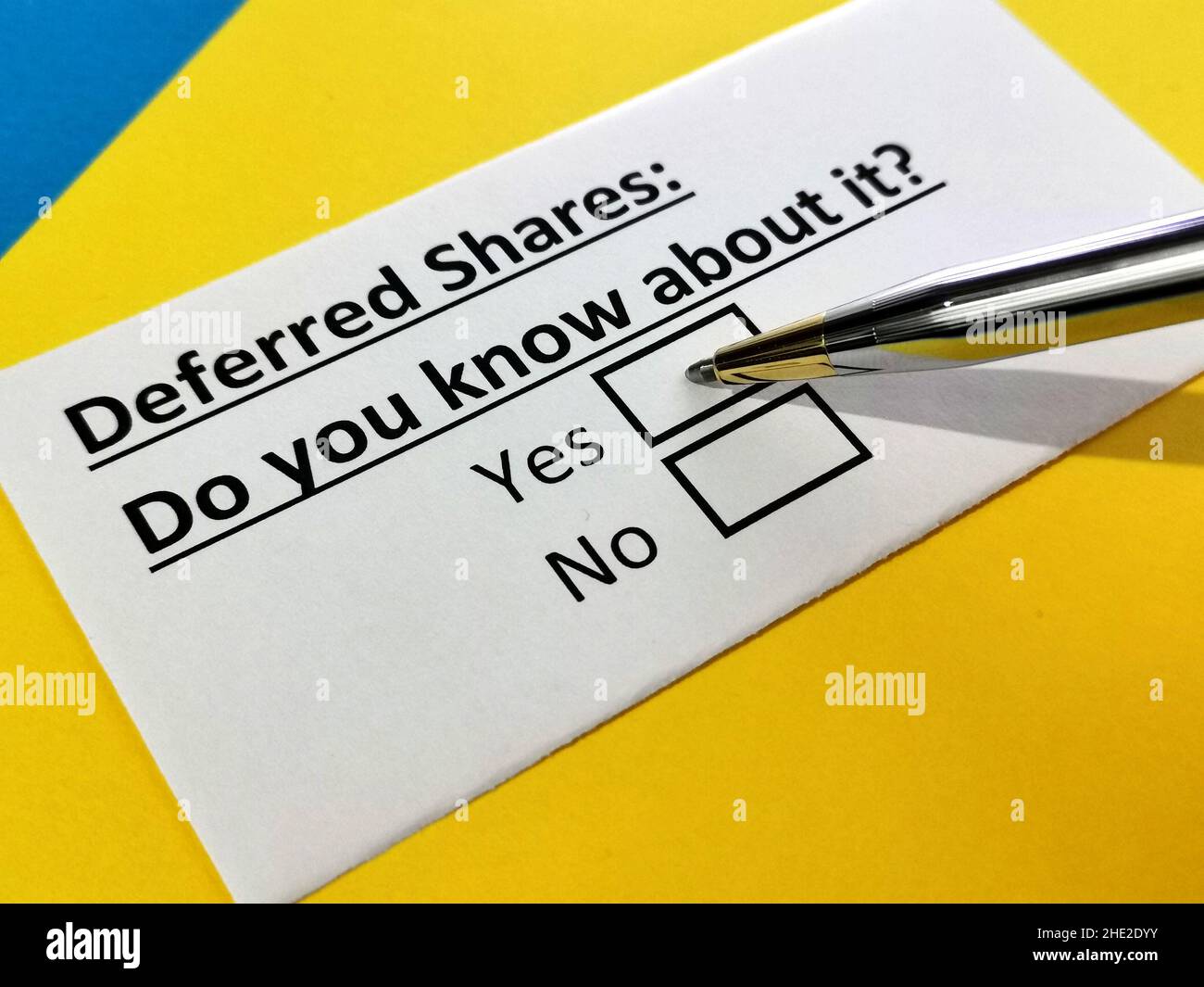 Deferred stock hi-res stock photography and images - Alamy