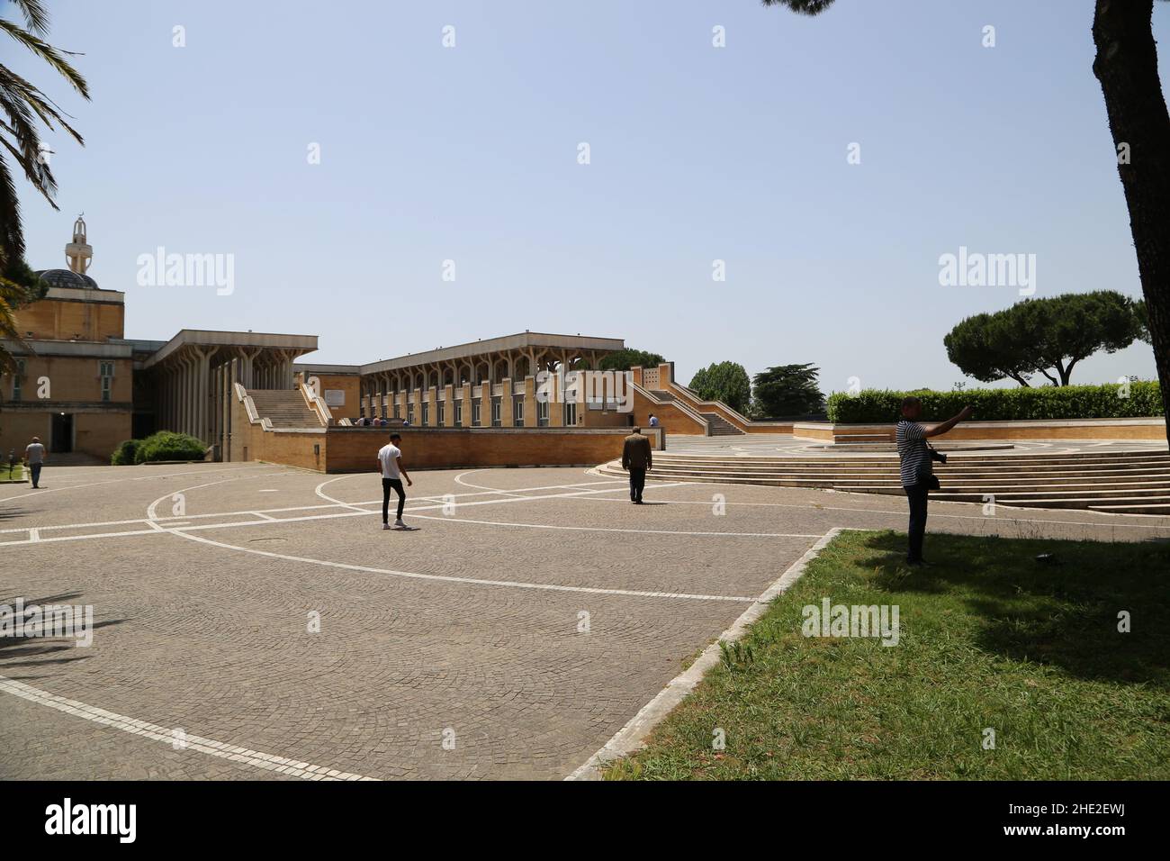 Rome, Italy - June 2019, Islamic Cultural Center And Grand Mosque of ...