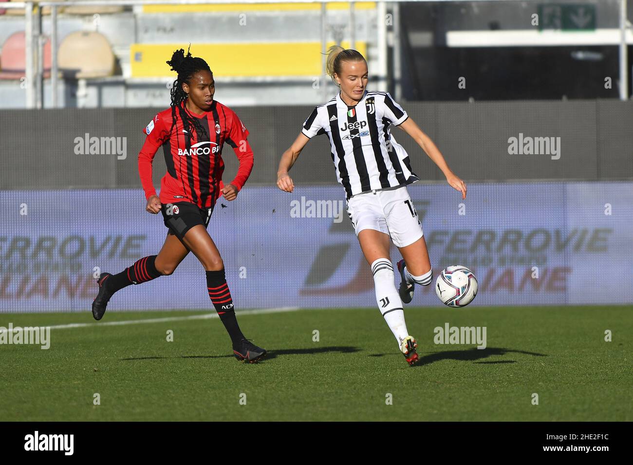 Frosinone, Italy. 08th Jan, 2022. Matilde Lundorf Skovsen of Juventus ...