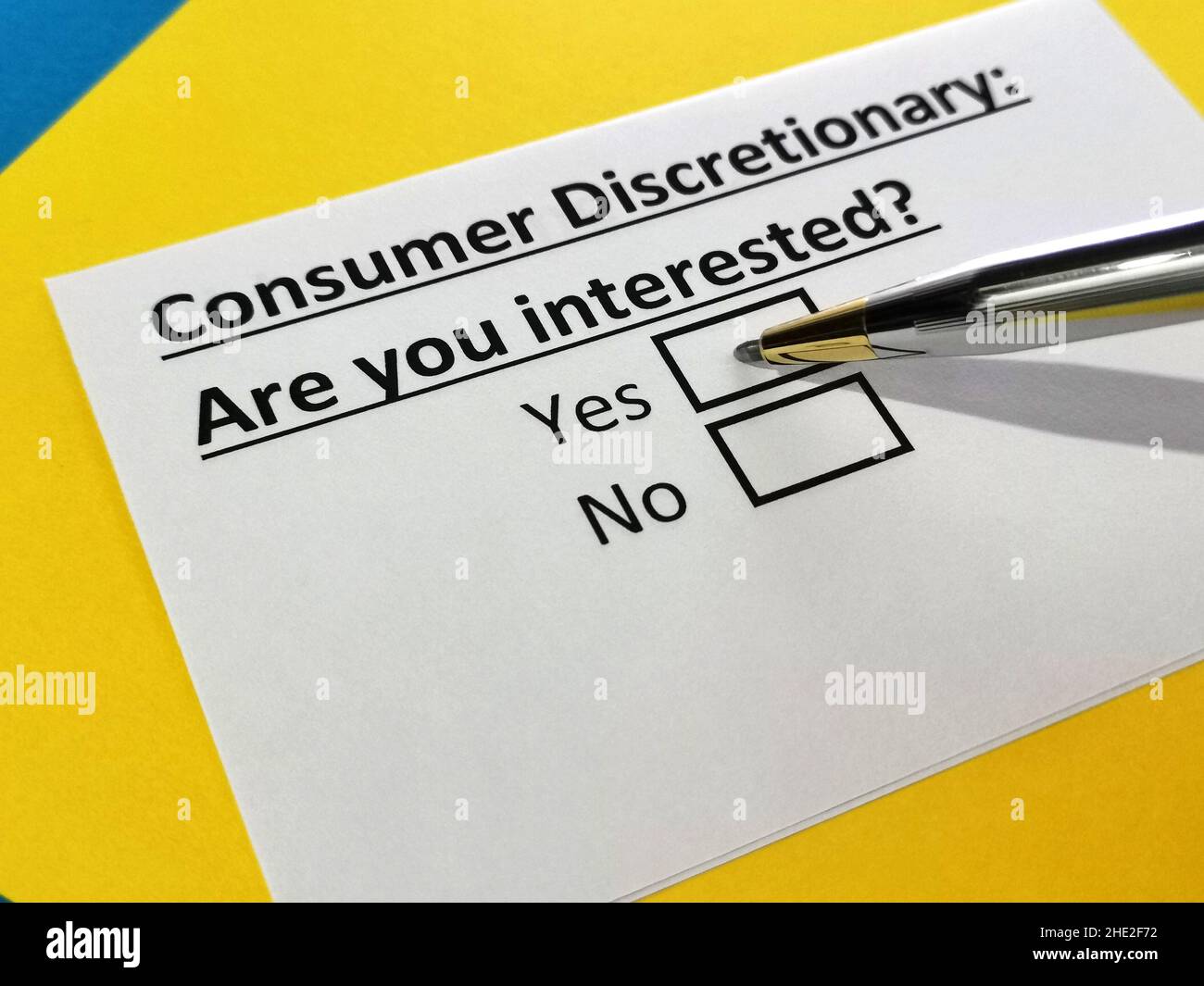 Consumer discretionary hi-res stock photography and images - Alamy