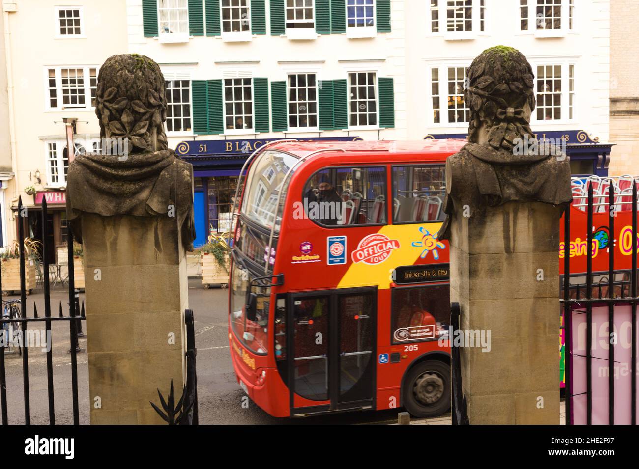 Oxford City Tour Bus travelling past The Museum of the History of ...