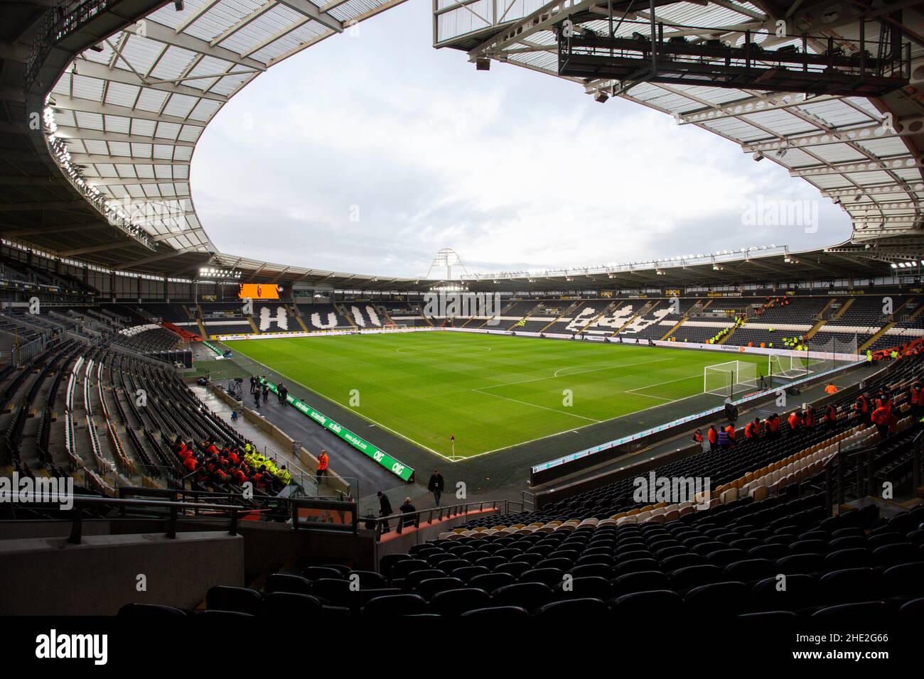 General interior view of MKM Stadium, home stadium of Hull City Stock ...