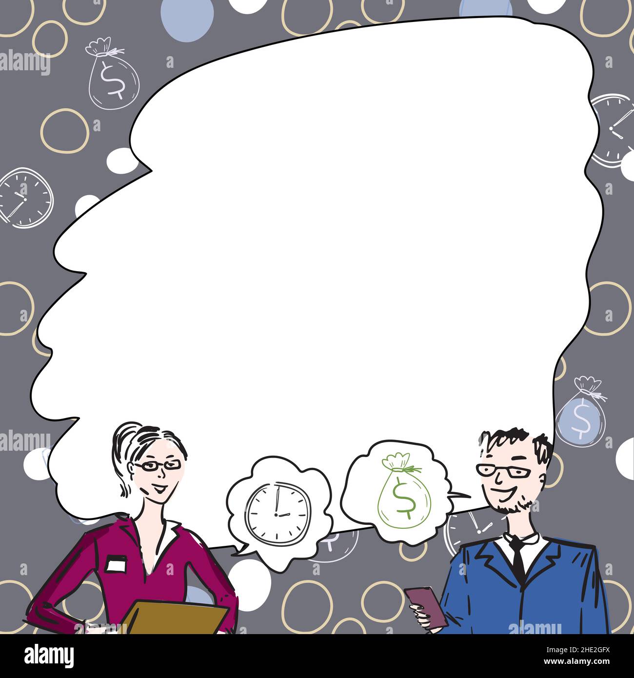 Person thinking whiteboard Stock Vector Images - Alamy