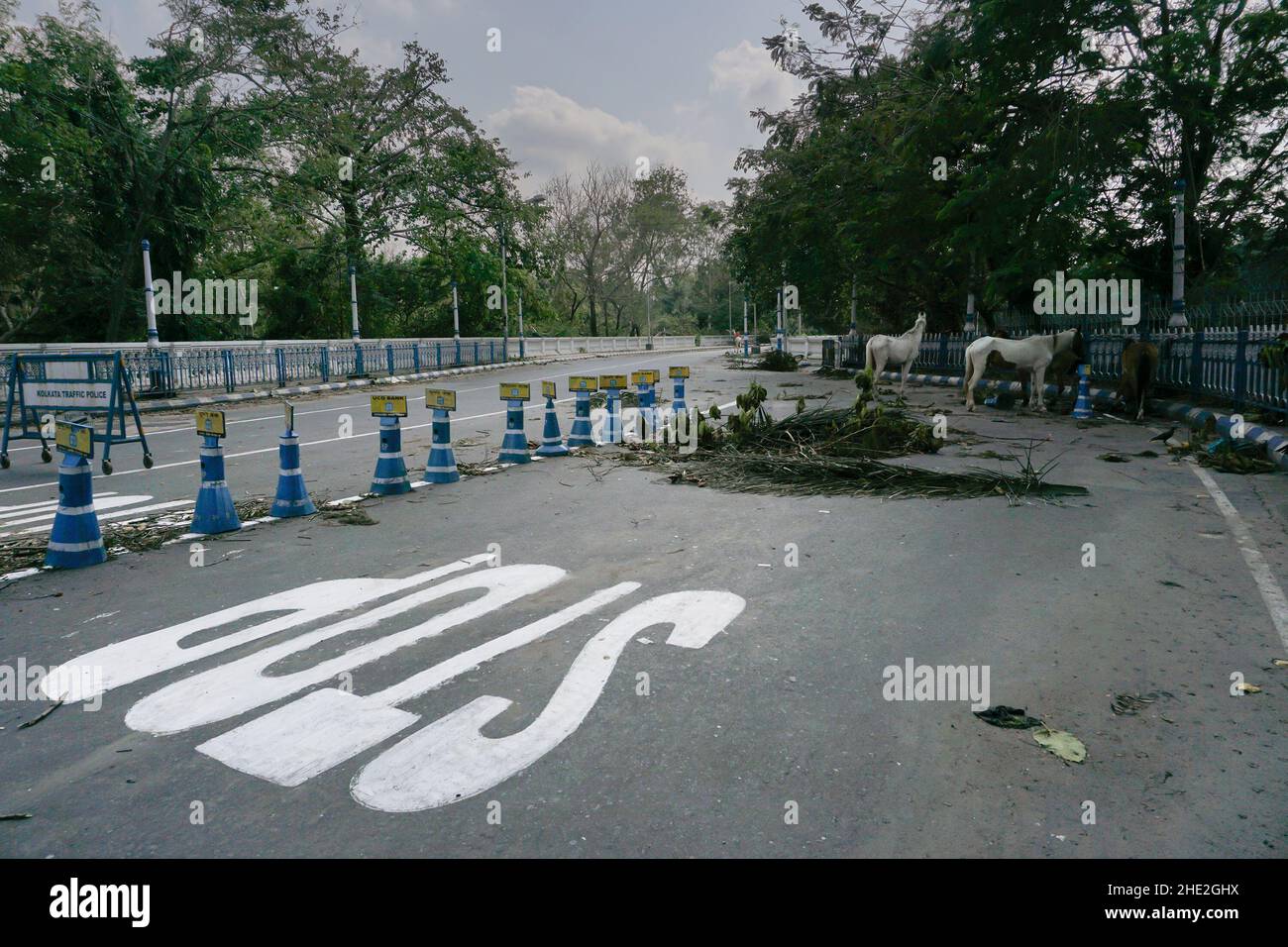 Kolkata, West Bengal, India - 23rd May 2020 : Super cyclone Amphan ...