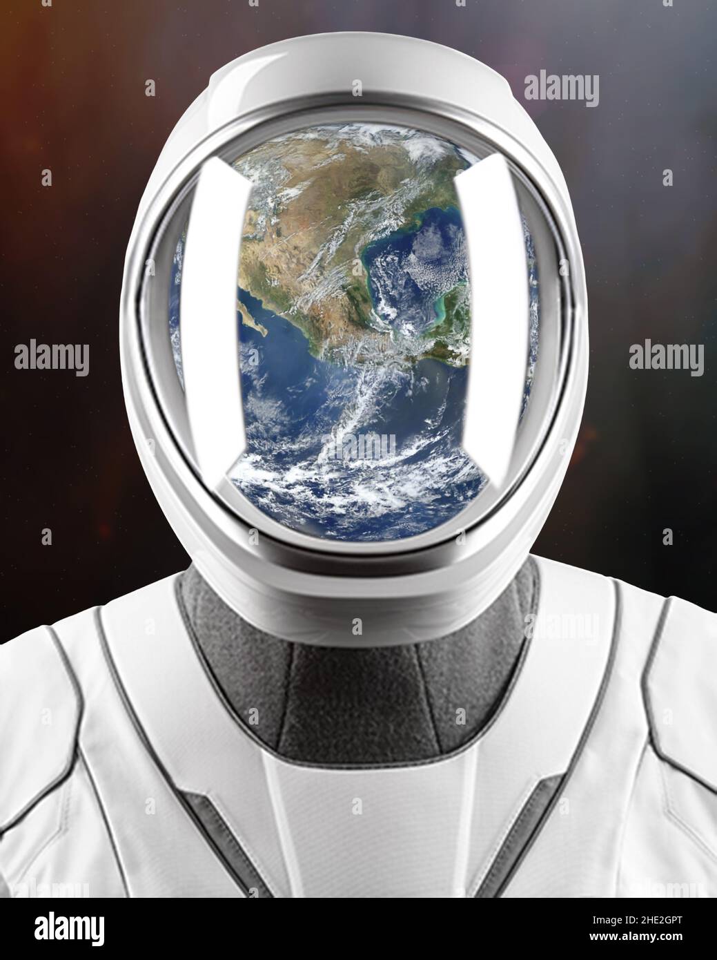 Astronaut Visor Reflection
