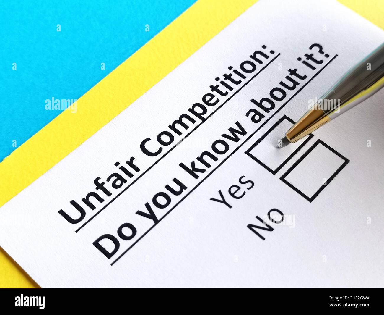 Unfair competition hi-res stock photography and images - Alamy