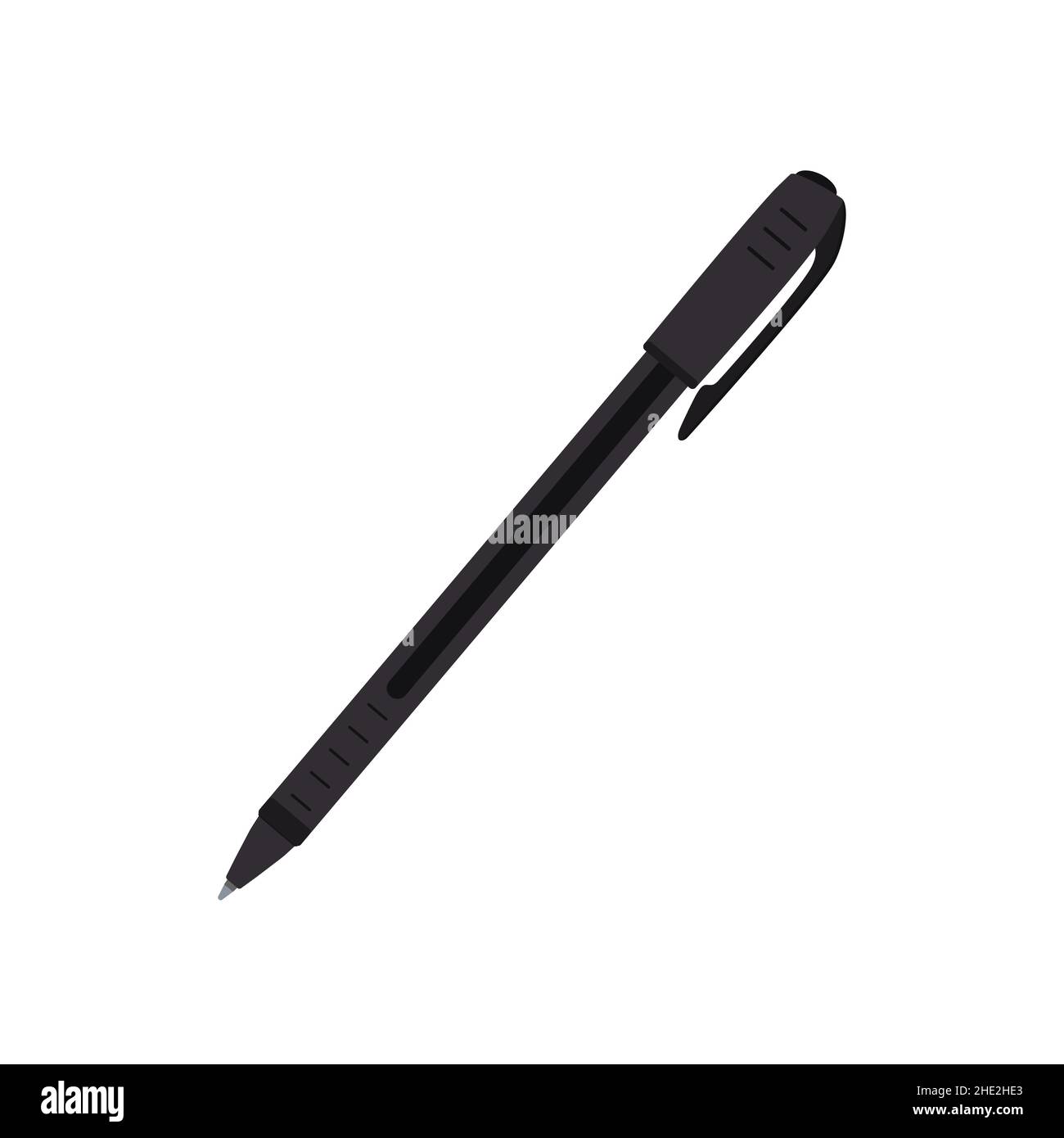 Pen isolated on white background. Cartoon flat style Stock Vector Image ...