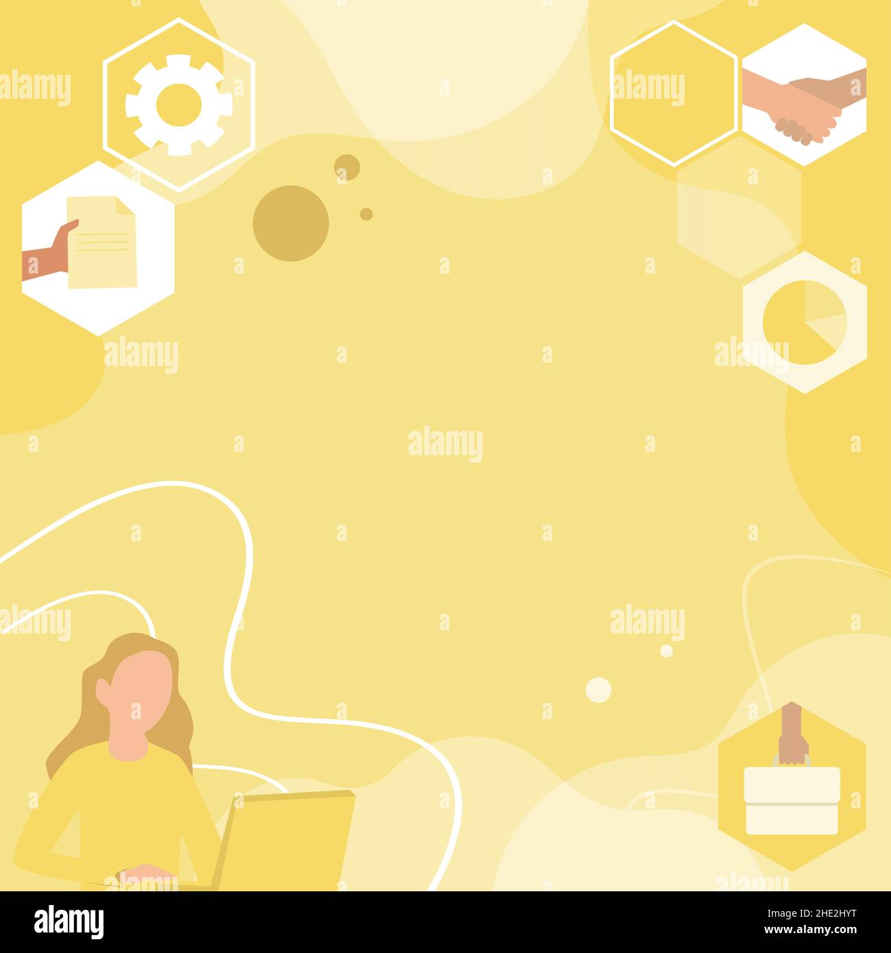 Cartoon future space woman thought Stock Vector Images - Alamy