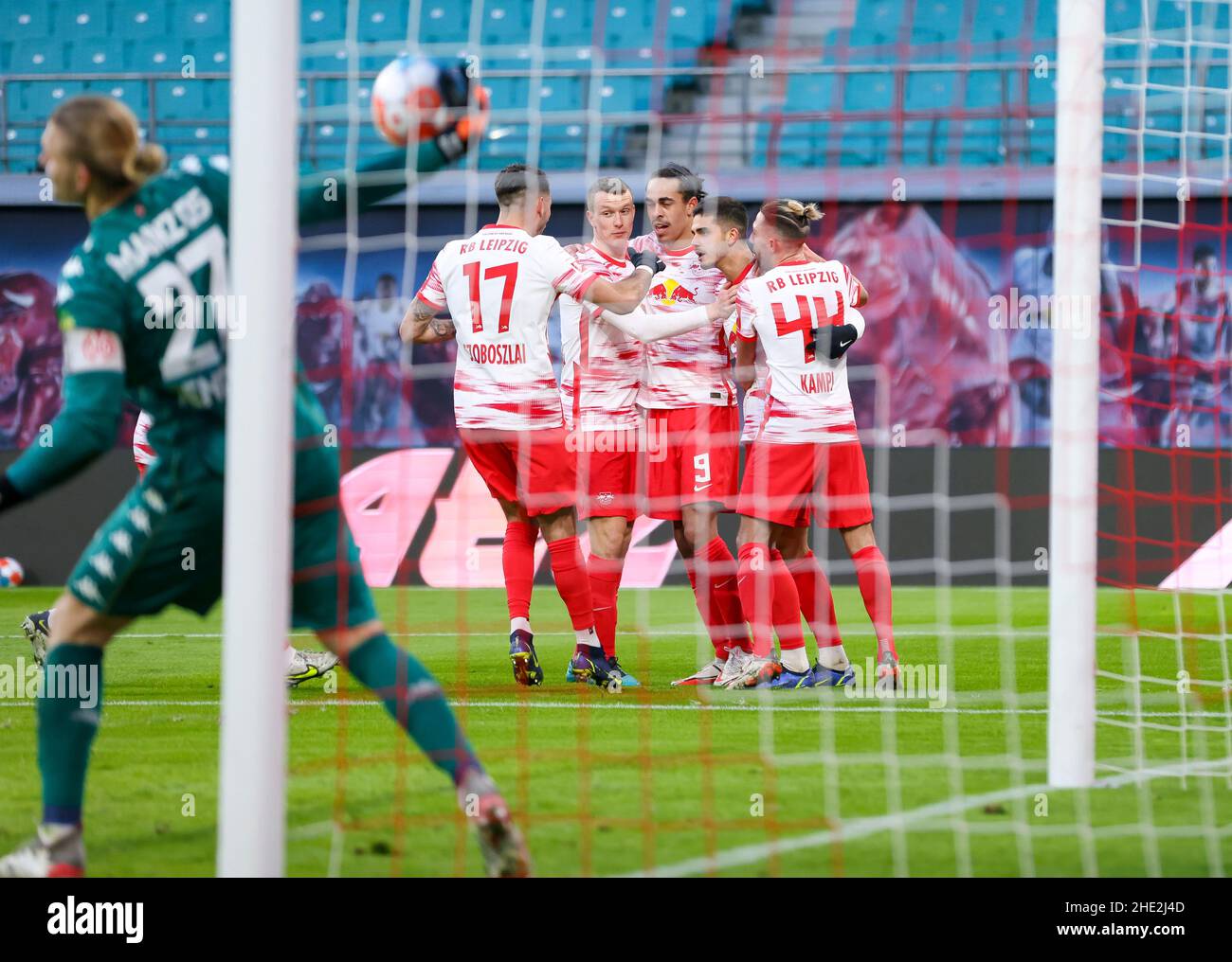 Leipzig, Germany. 08th Jan, 2022. Soccer: Bundesliga, Matchday 18, RB ...