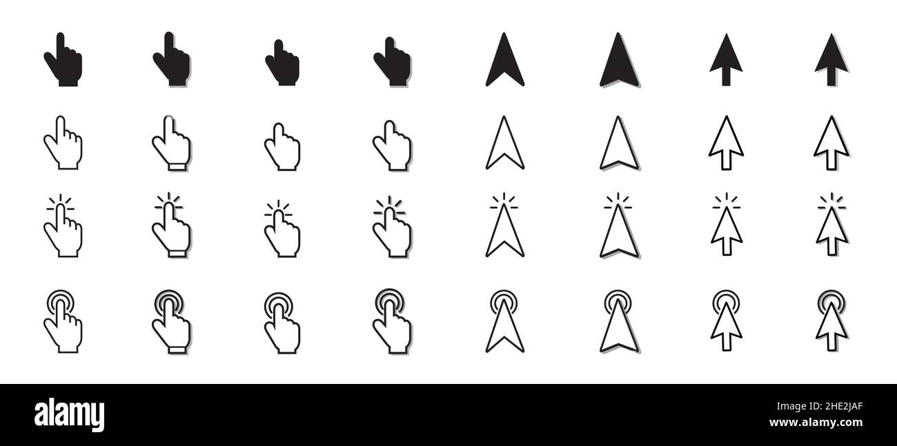 Finger mouse Stock Vector Images - Alamy