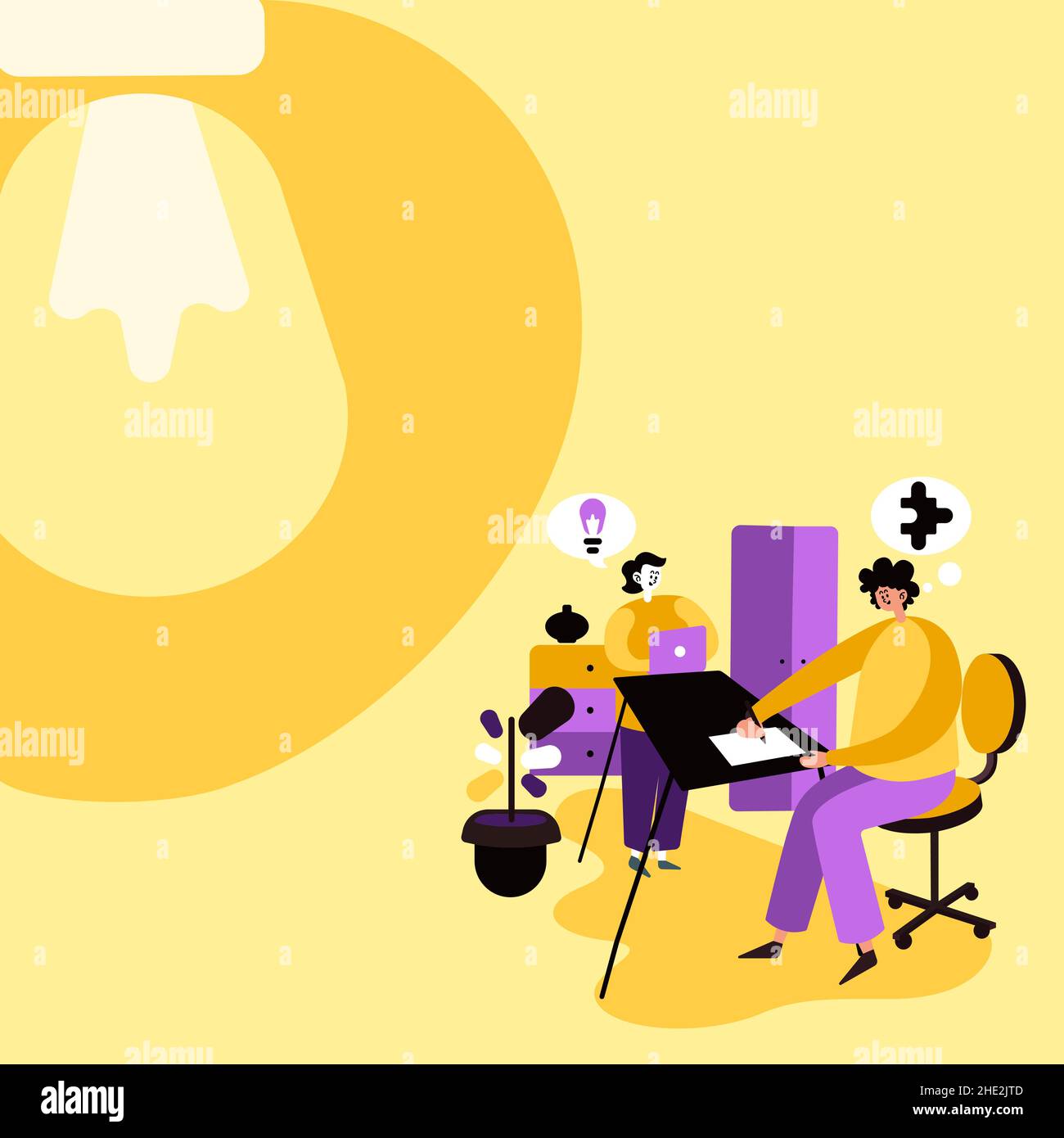 Partners Sharing New Wonderful Ideas For Skill Improvement Discussing ...