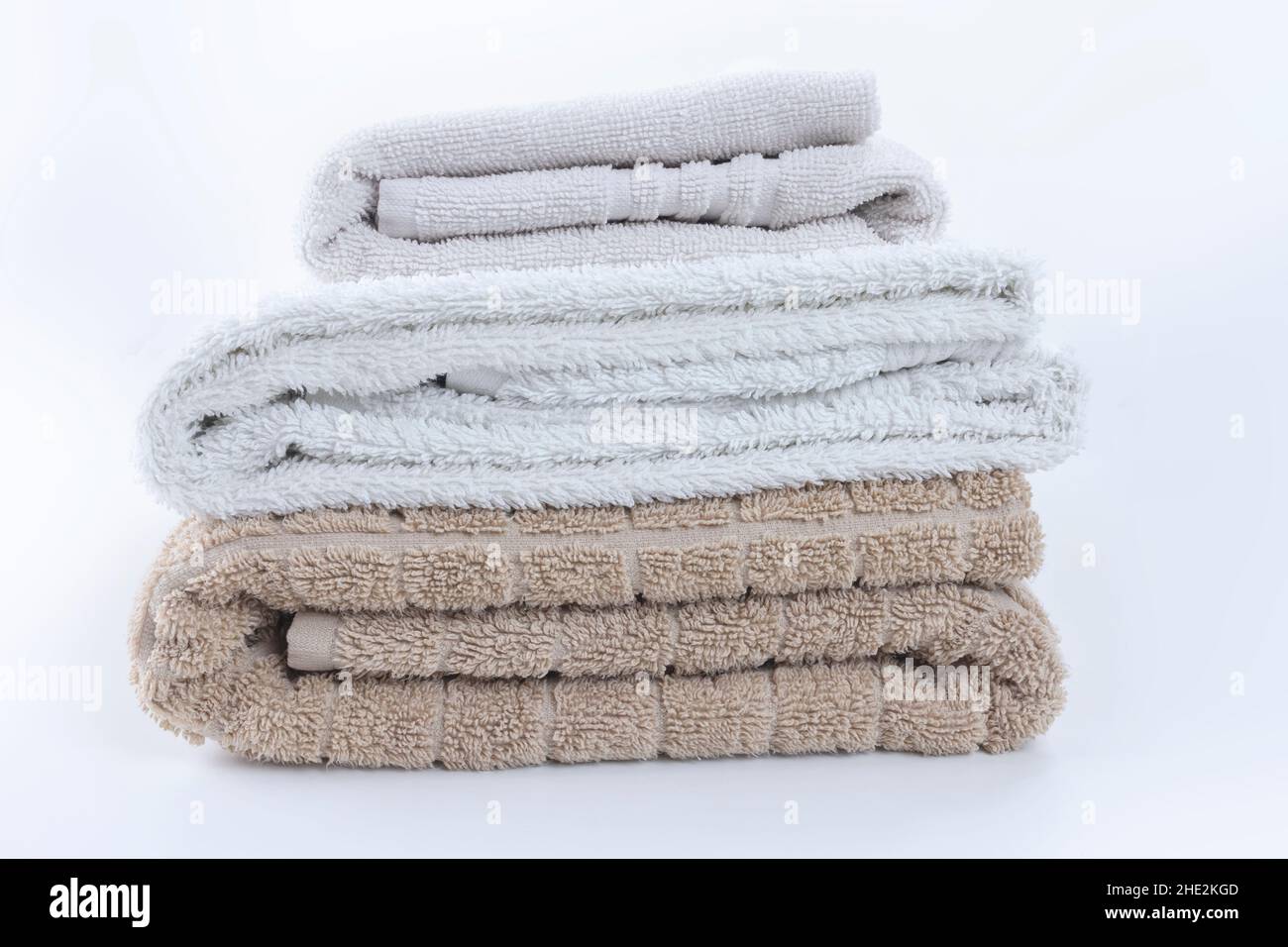 Clean towel stack hi-res stock photography and images - Alamy