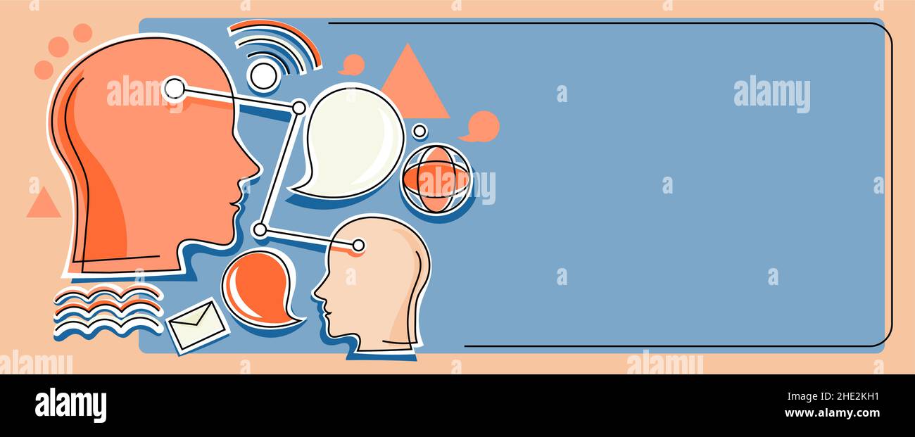 Multiple Heads Connected Showing New Technology Ideas. Gears In Brain ...