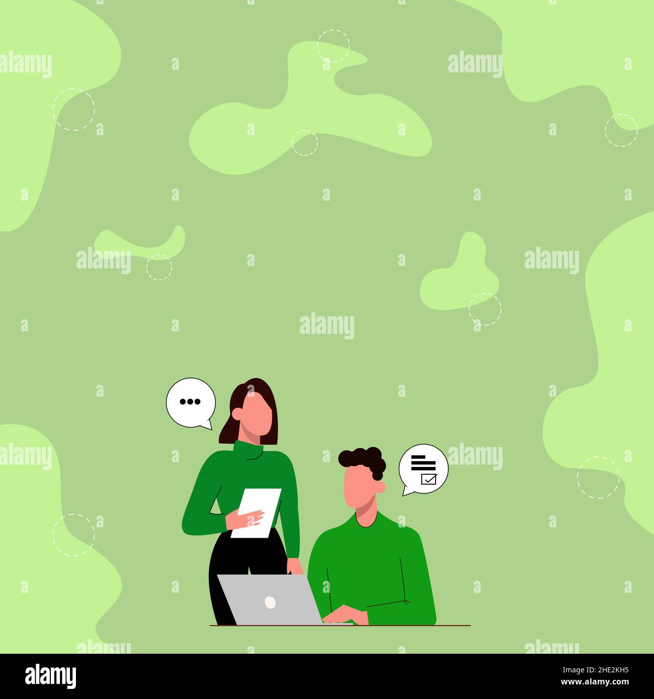 Partners Sharing New Wonderful Ideas For Skill Improvement Discussing ...