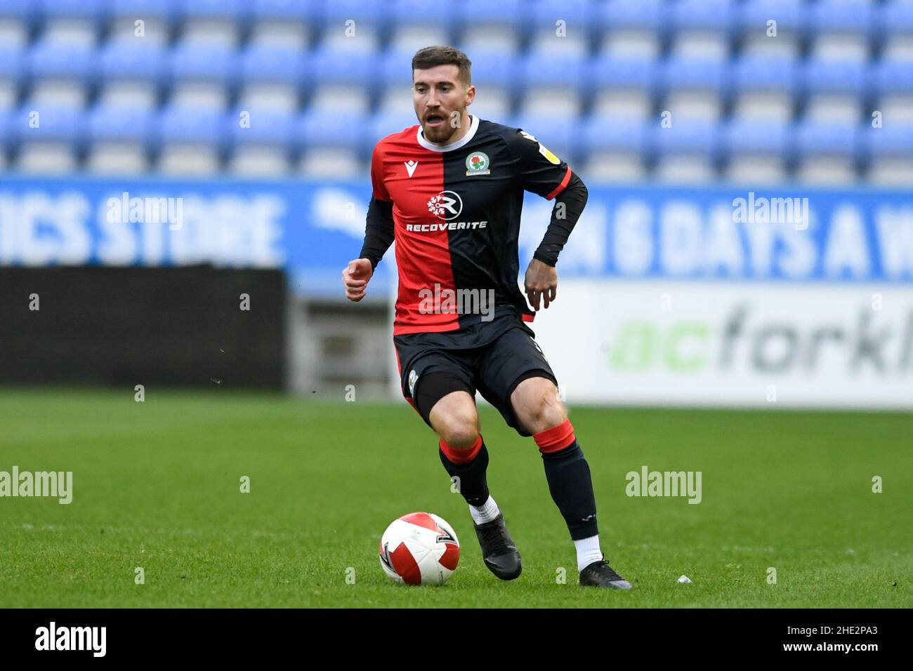 Wigan, UK. 08th Jan, 2022. Joe Rothwell #8 of Blackburn Rovers with the ...