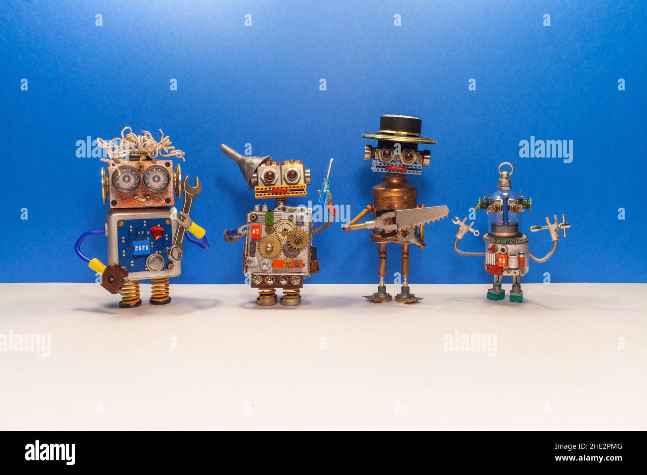 Robot construction workers hi-res stock photography and images - Alamy