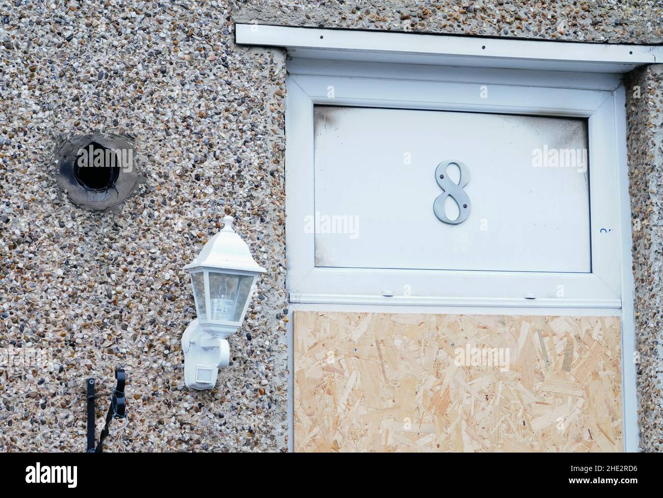 A house in Queens Park Road in Romford where Josephine Smith was killed ...