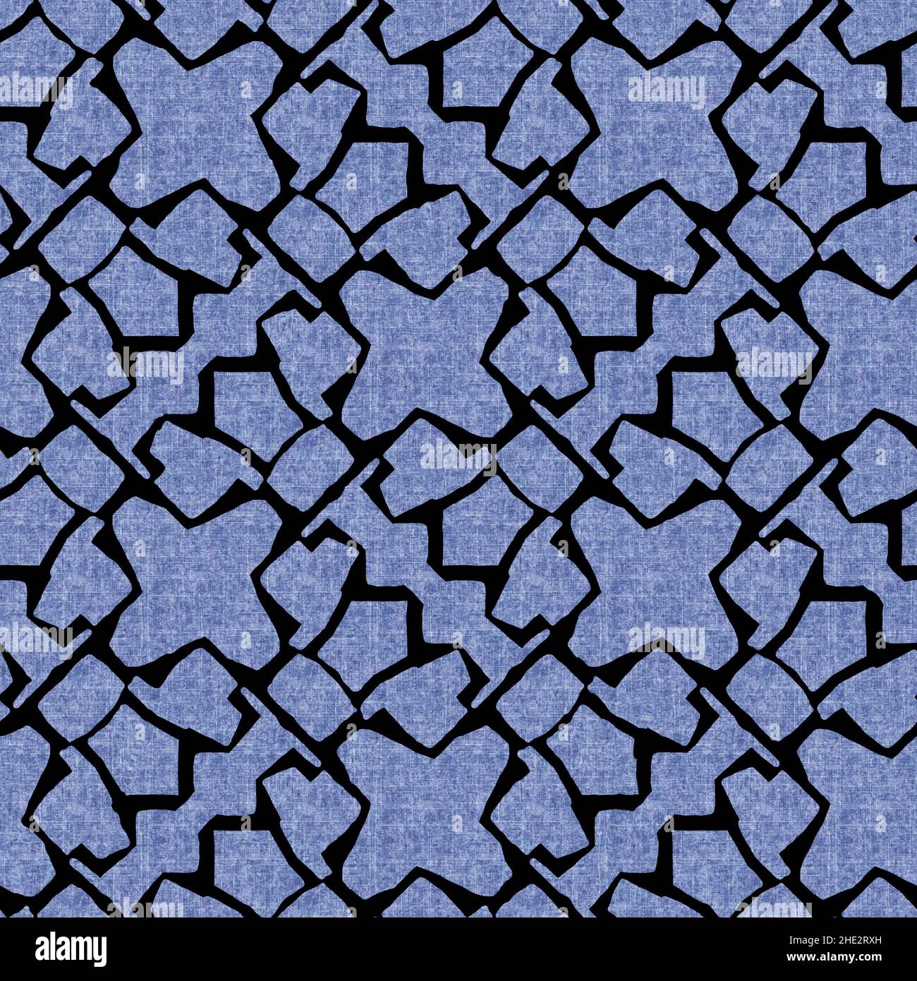 Denim style geometric canvas effect seamless texture material ...