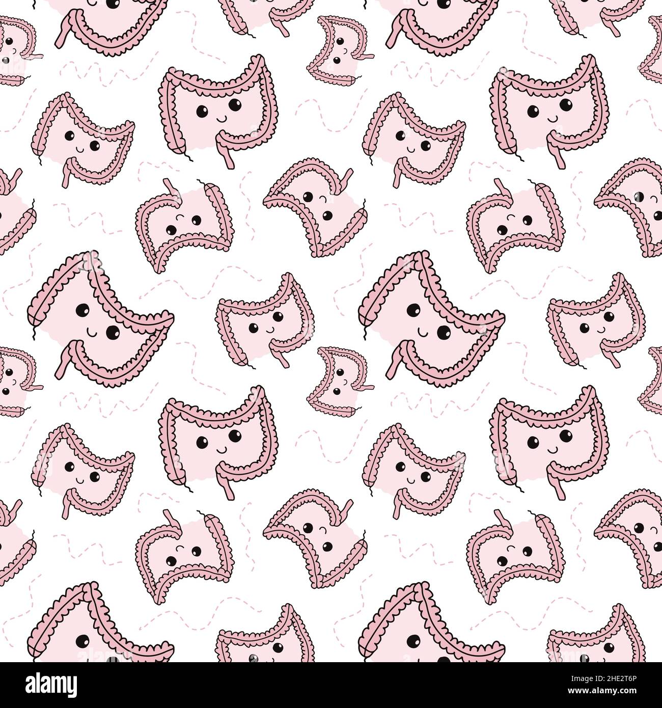 Cute bowel texture repeating pattern for gastroenterologist background ...