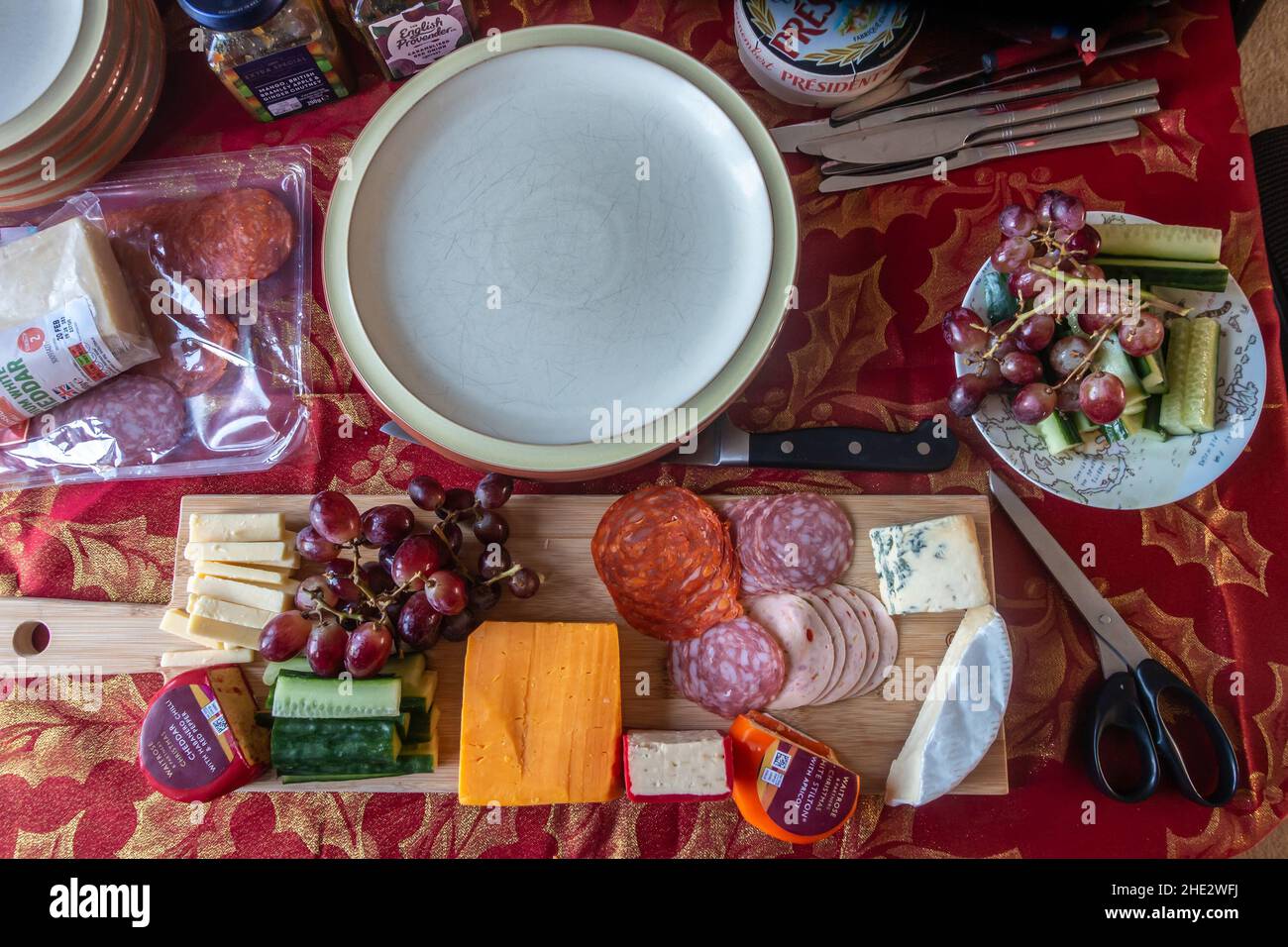 German cheese selection hi-res stock photography and images - Alamy