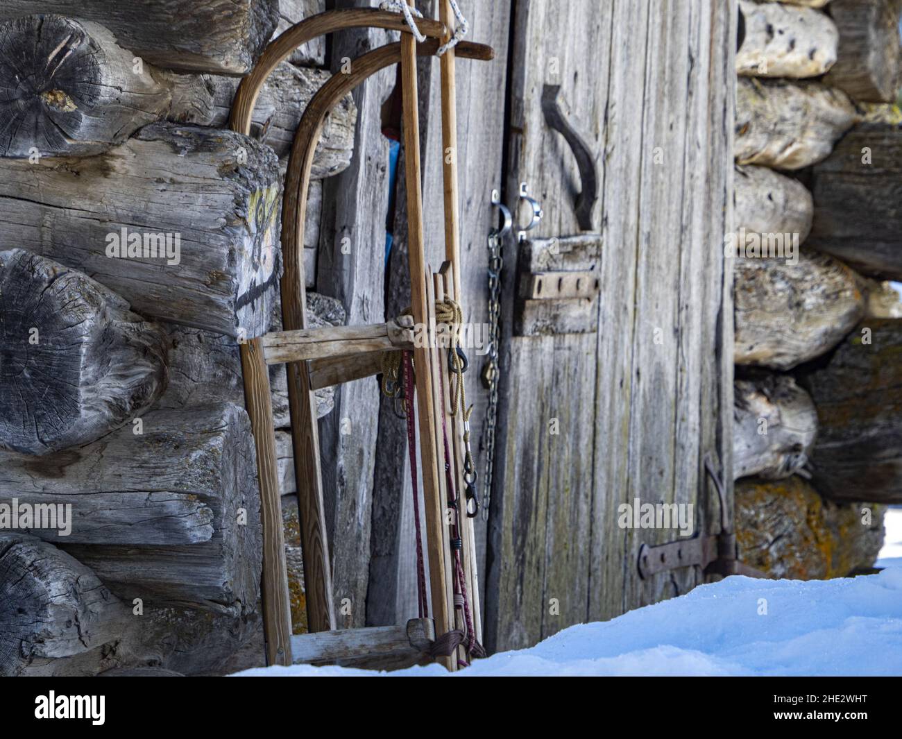 Log sled hi-res stock photography and images - Alamy