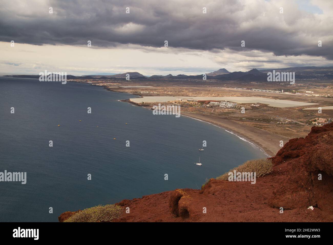 Montana roja volcano hi-res stock photography and images - Alamy