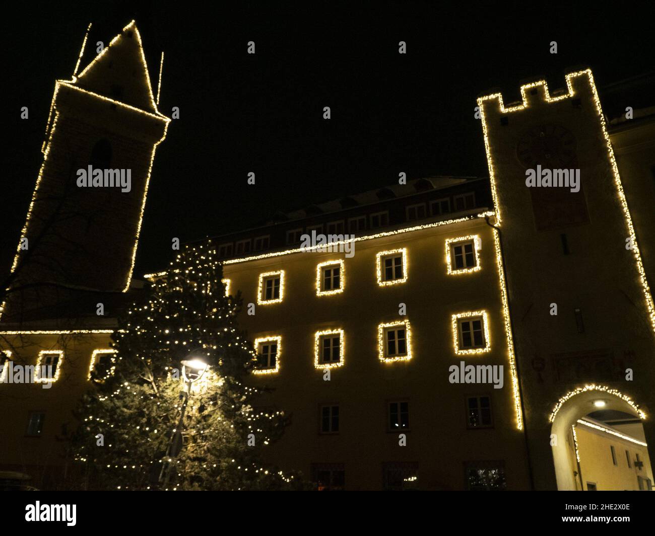 Brunico night hi-res stock photography and images - Alamy