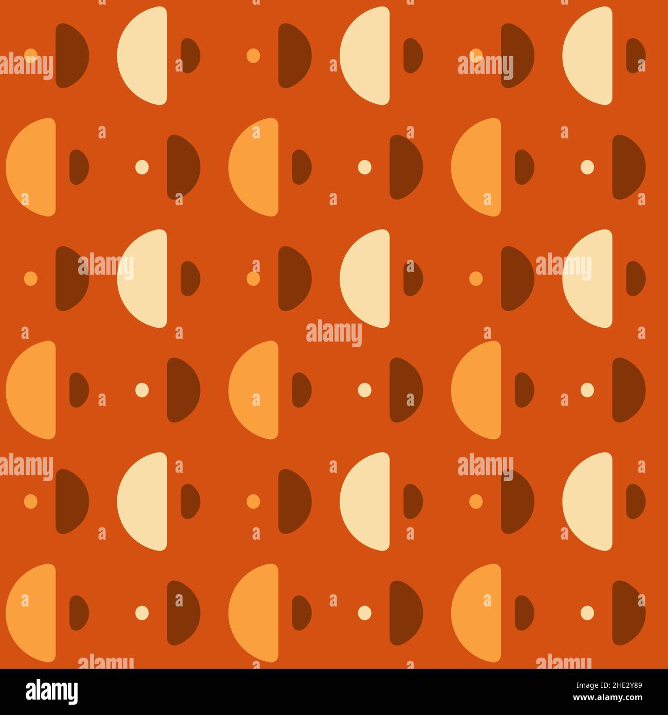 Simple semicircular geometric shapes will decorate any surface or thing ...