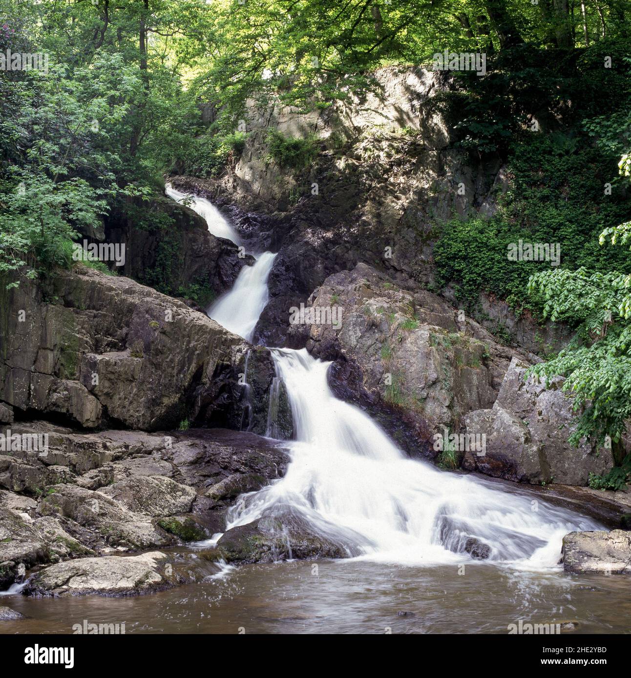 Mortain, Grand Cascade Stock Photo - Alamy
