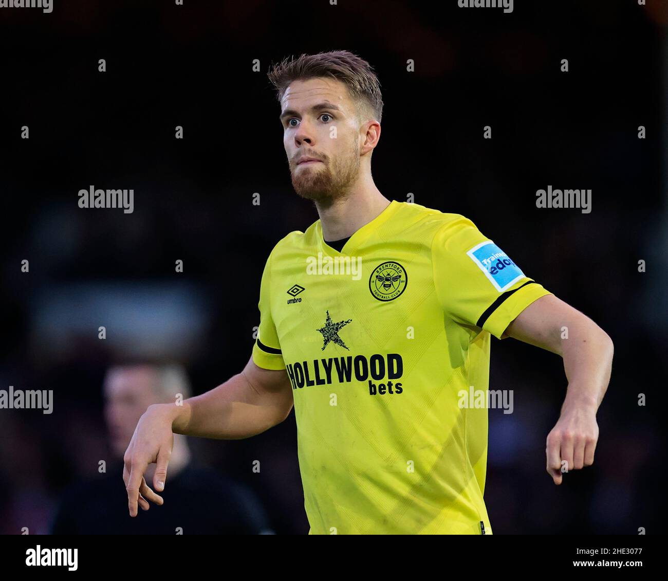 Kristoffer Ajer #20 of Brentford Stock Photo - Alamy