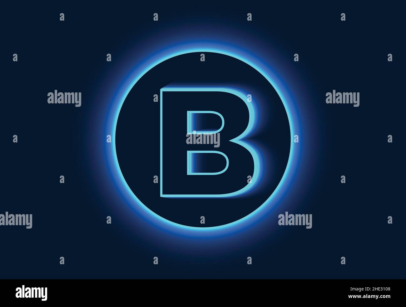 Number b led hi-res stock photography and images - Alamy