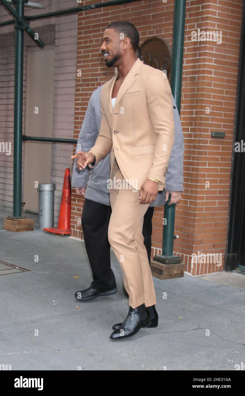 New York - NY - 20211209-Michael B. Jordan and Chante Adams Promote A ...