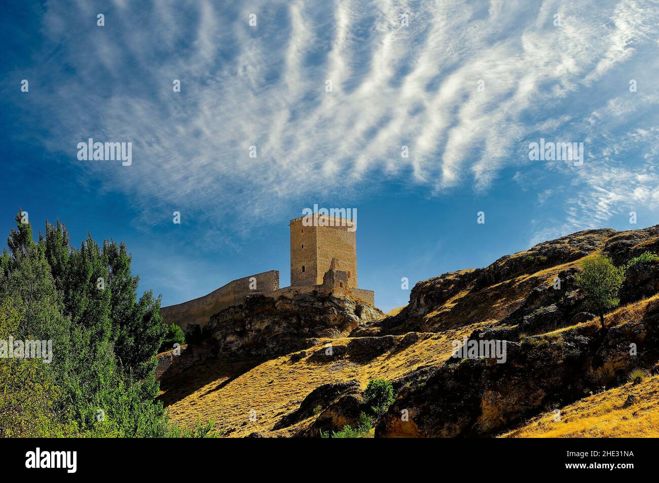 Castle of Ucles in Cuenca Stock Photo - Alamy