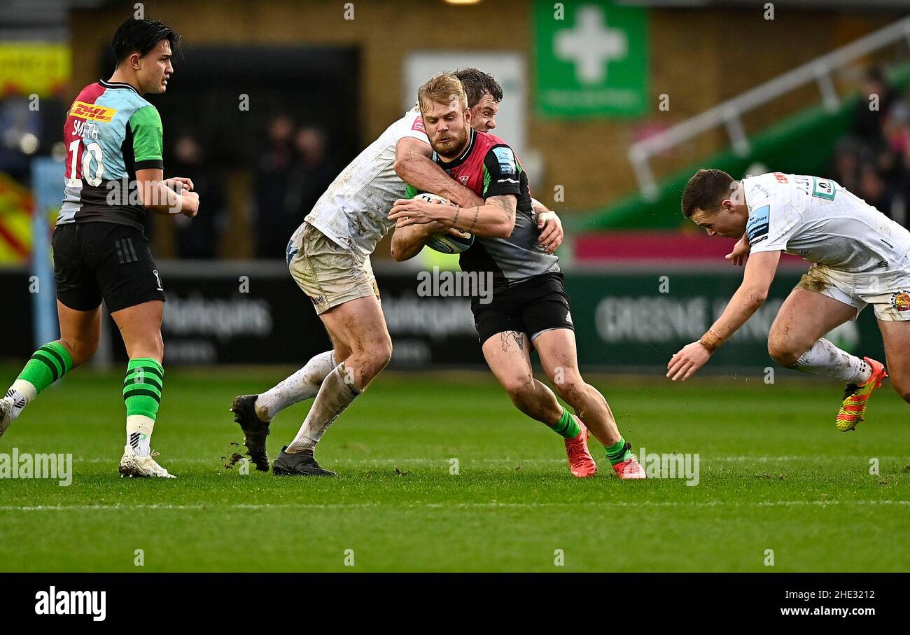 Twickenham, United Kingdom. 08th Jan, 2022. Premiership Rugby ...