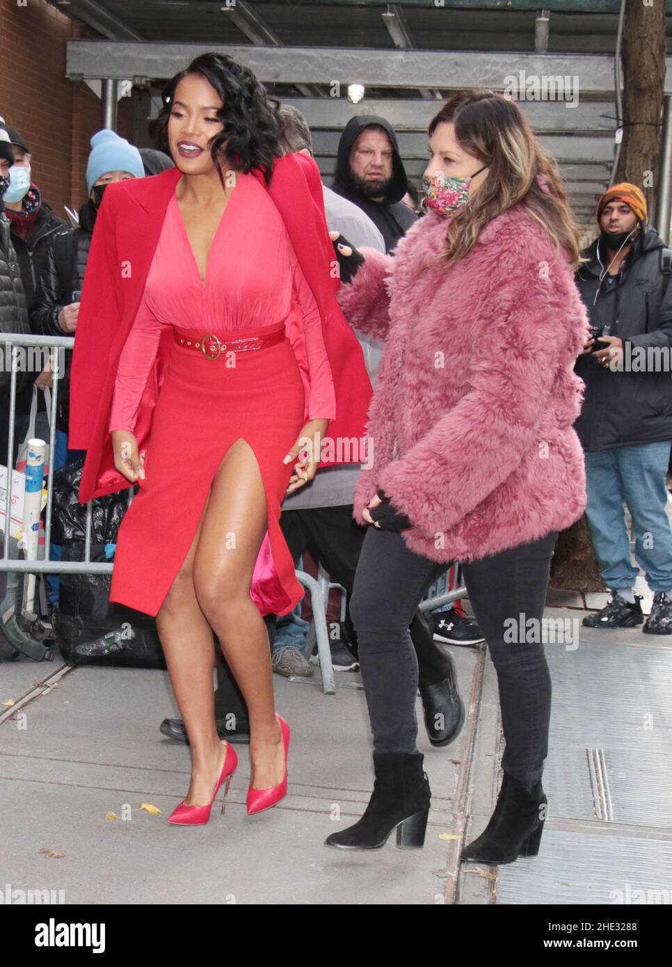 New York - NY - 20211209-Michael B. Jordan and Chante Adams Promote A ...