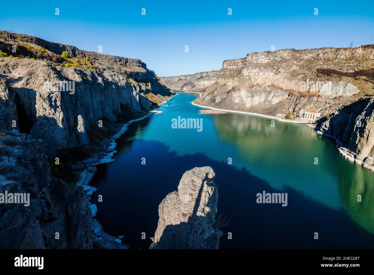 Shoshone Falls; Shoshone Falls Hydroelectric Project; Snake River ...