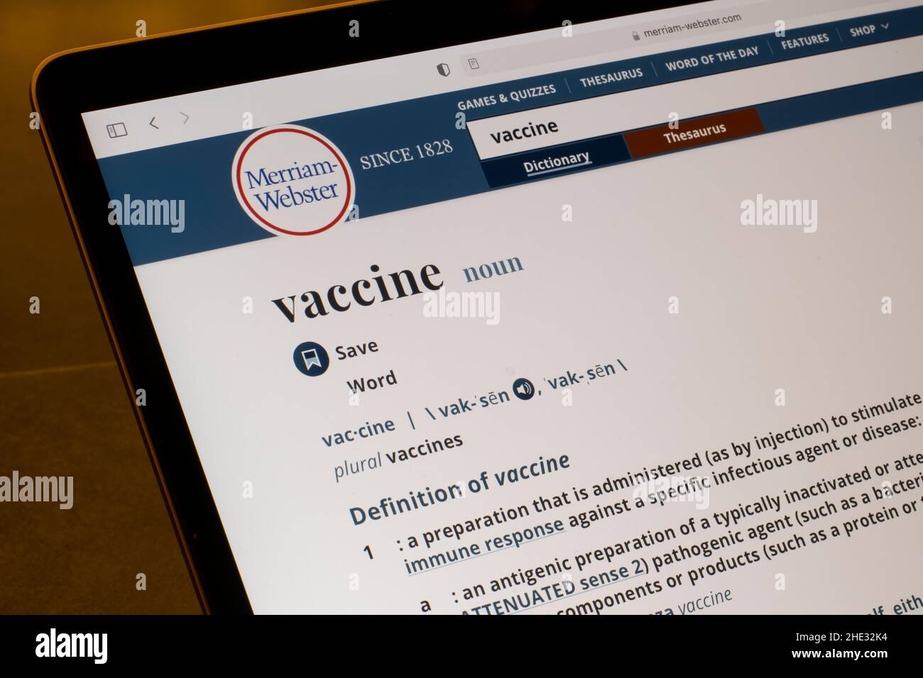Merriam webster word of the year hi-res stock photography and images ...