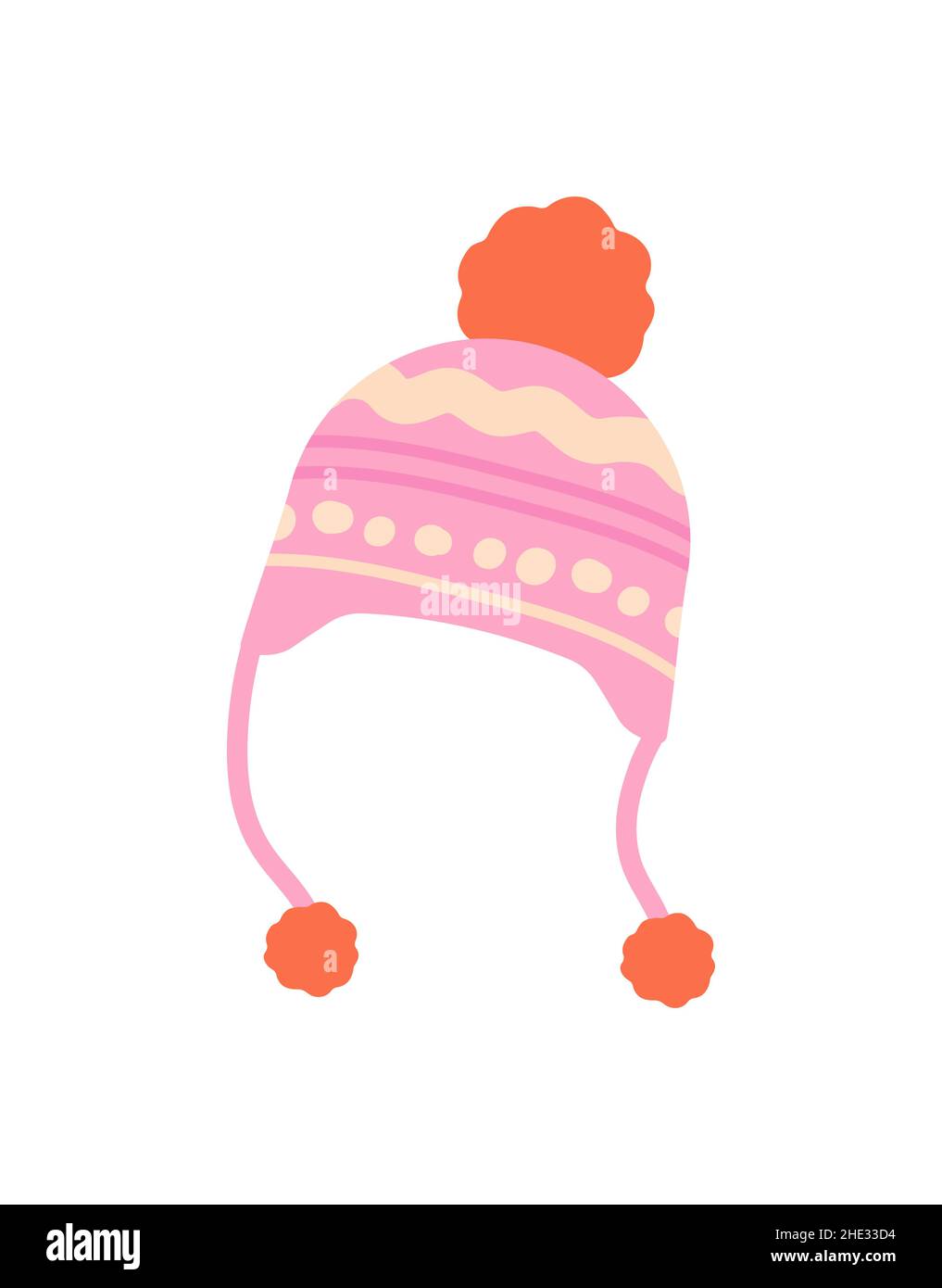 Pink hat for girls Stock Vector Image & Art - Alamy