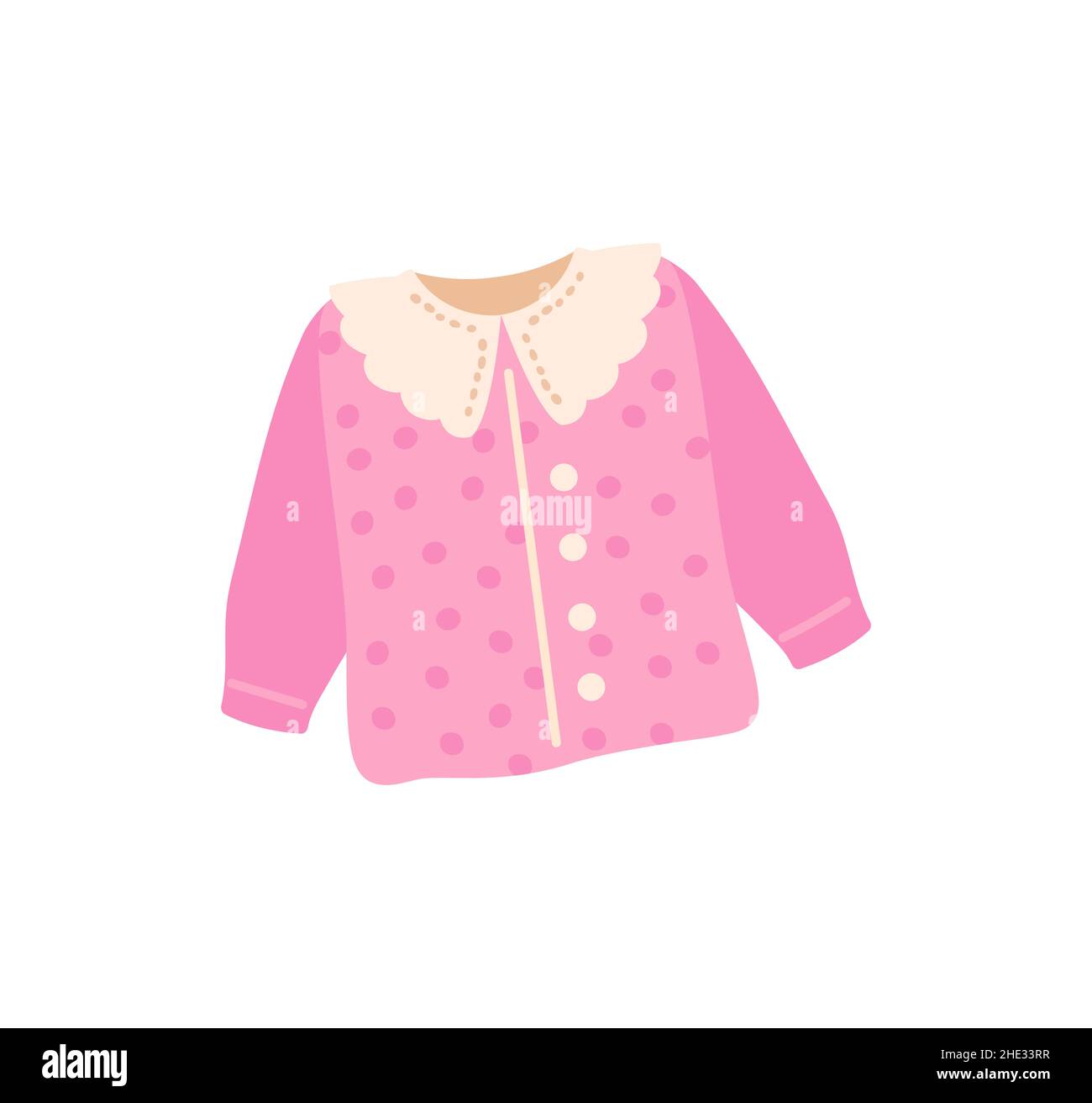 Pink blouse Stock Vector Images - Alamy