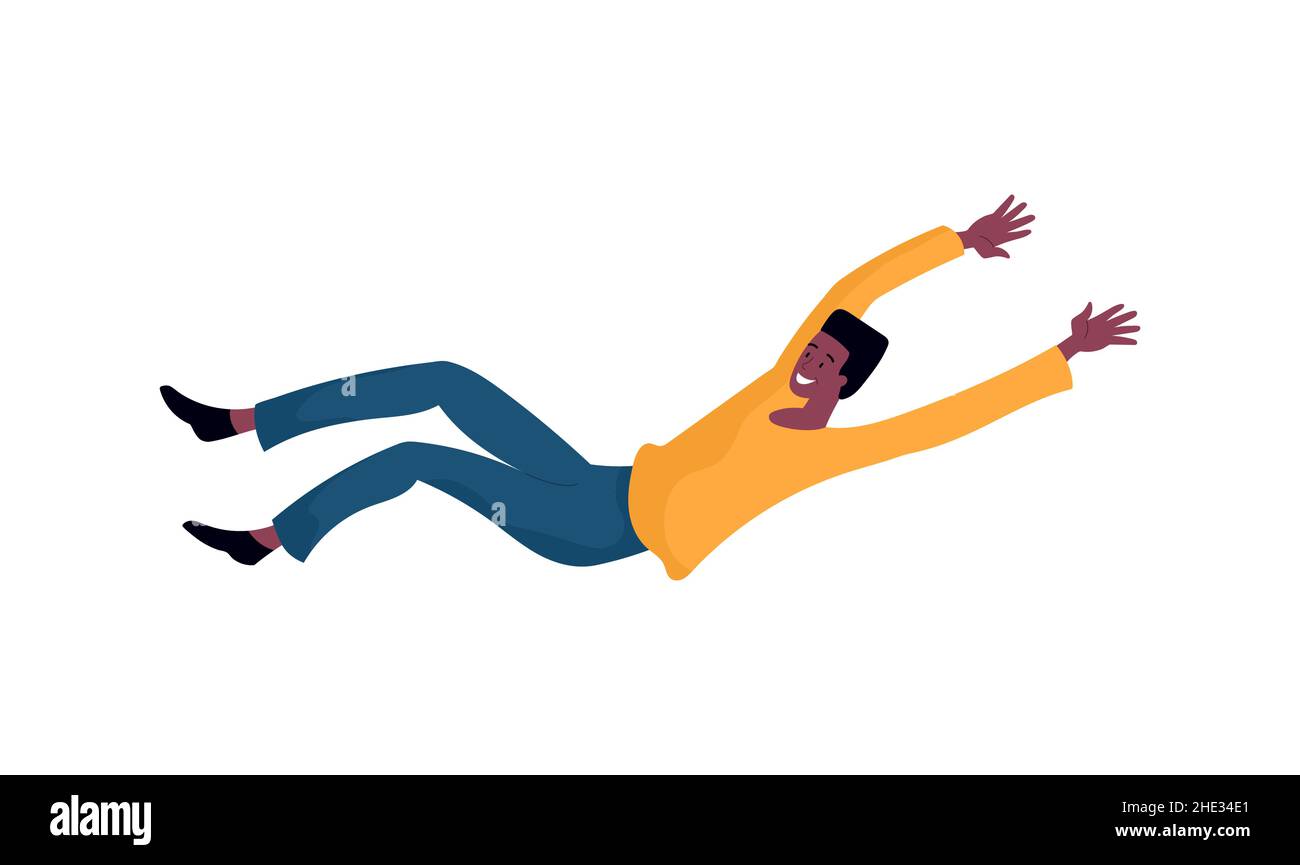 Man falls and smiles Stock Vector Image & Art - Alamy