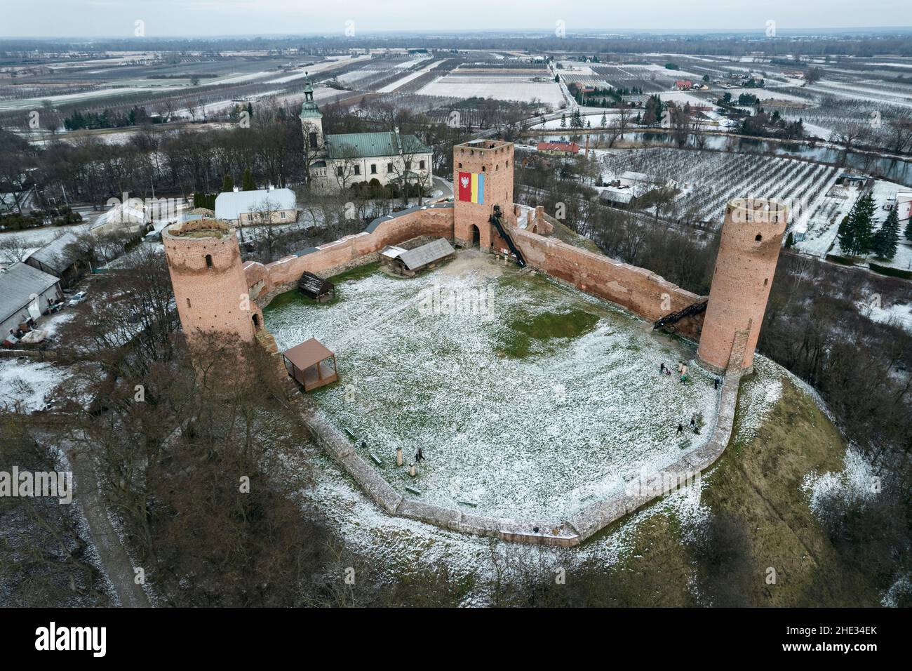 Poland czersk castle ruins hi-res stock photography and images - Alamy