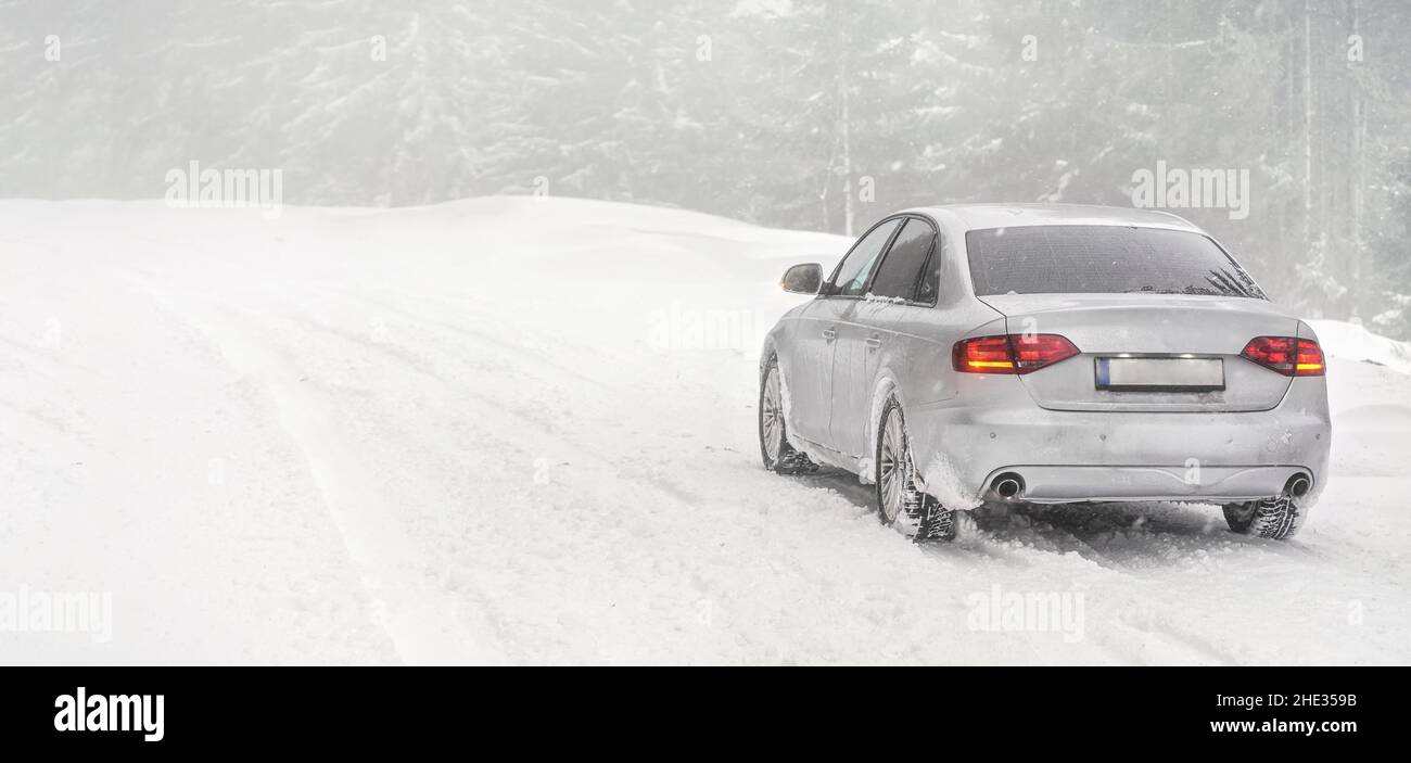 Car from behind white background hi-res stock photography and images ...