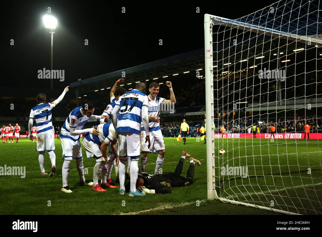 Qpr players celebrate 2022 hi-res stock photography and images - Alamy