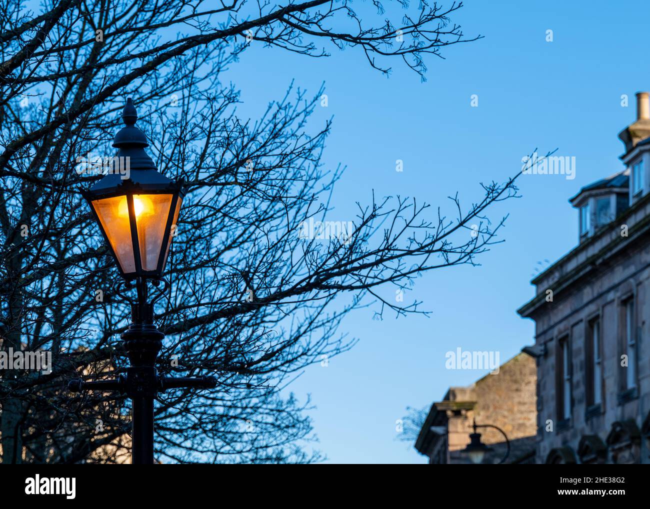 ELGIN, MORAY, SCOTLAND - 7 JANUARY 2022: - This is a view within the ...