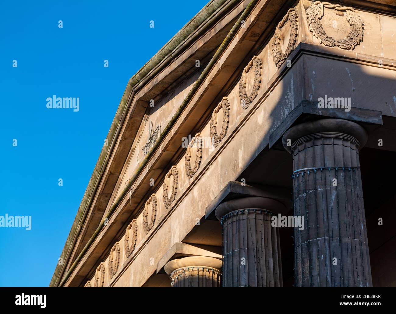 ELGIN, MORAY, SCOTLAND - 7 JANUARY 2022: - This is a view within the ...