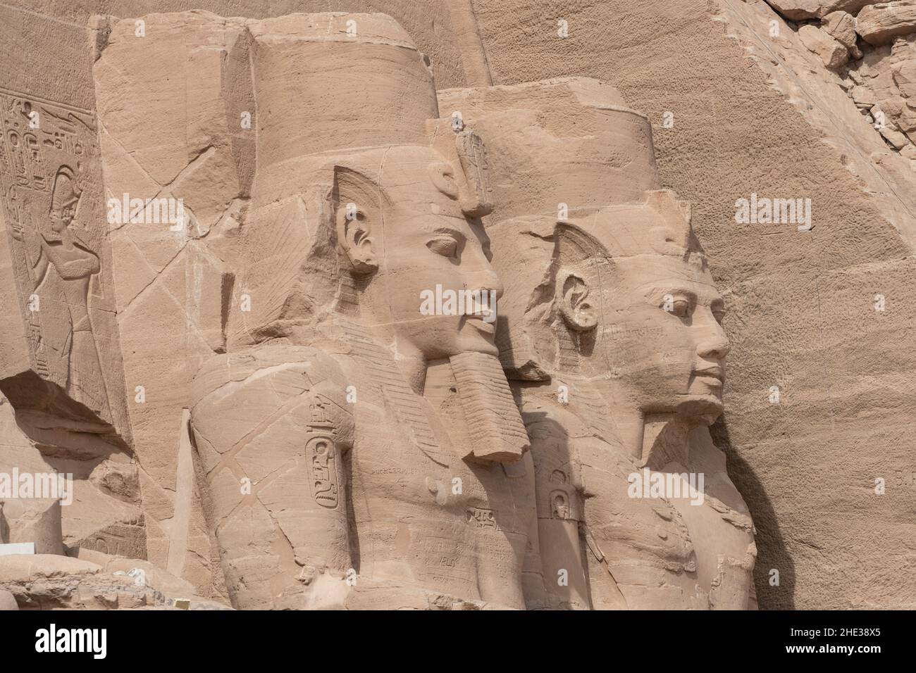 Great Temple of Ramesses II at Abu Simbel in Southern Egypt near the ...